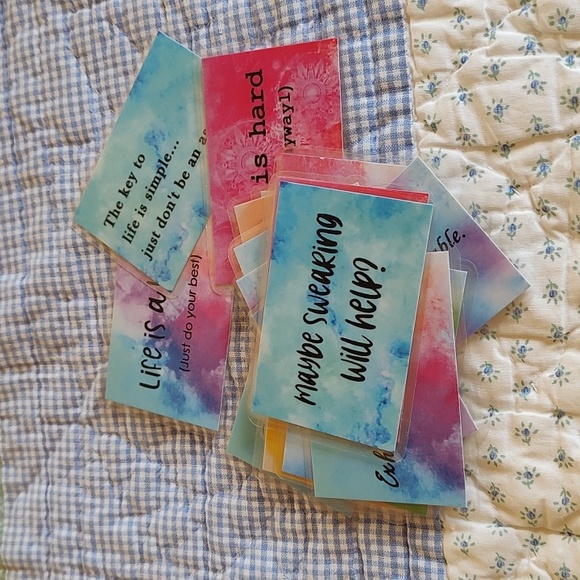 unknown | Party Supplies | Sold 8 Swearing Positive Affirmation ...